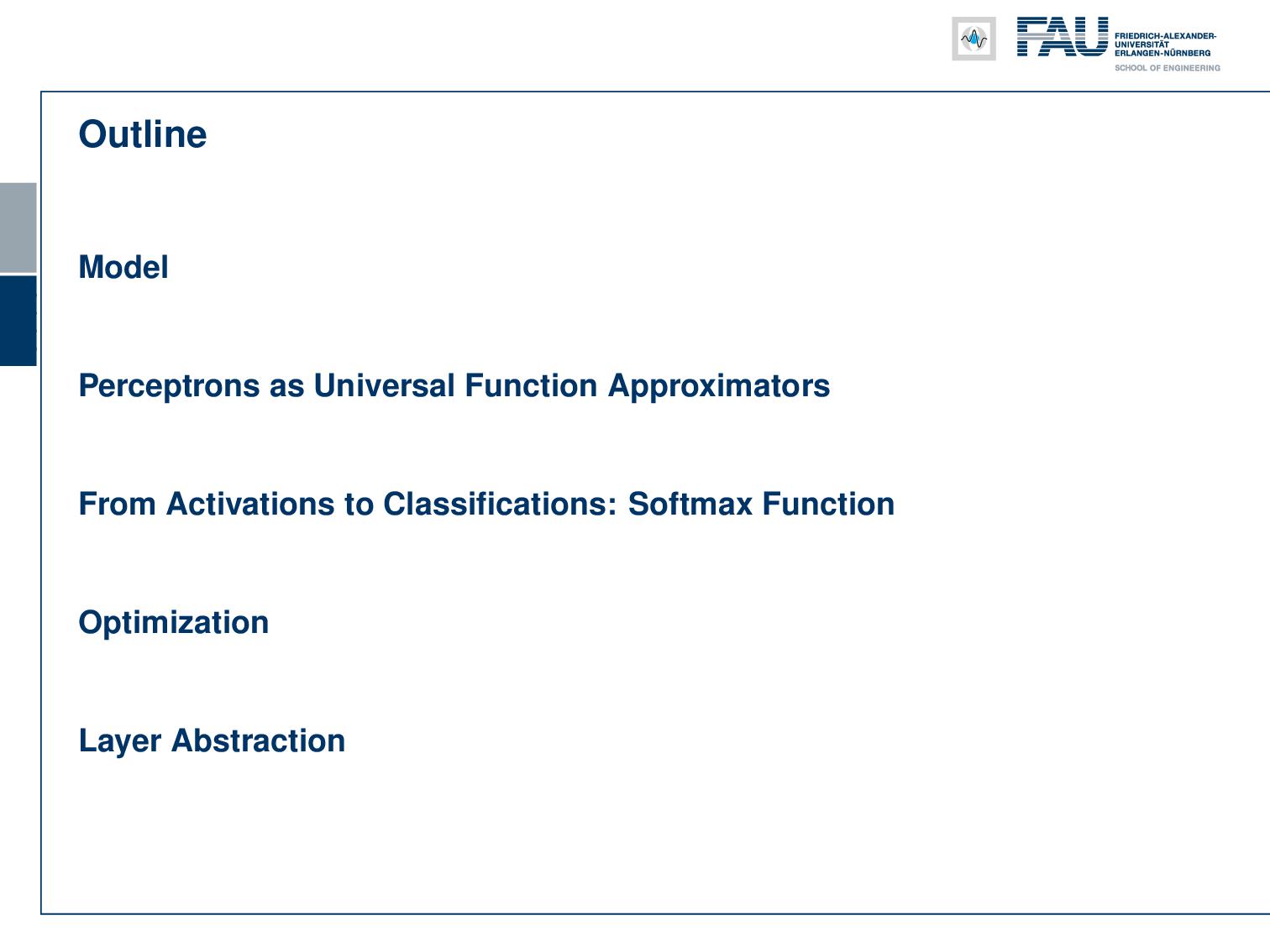 Lecture Notes in Deep Learning: Feedforward Networks - Part 1 - Pattern ...