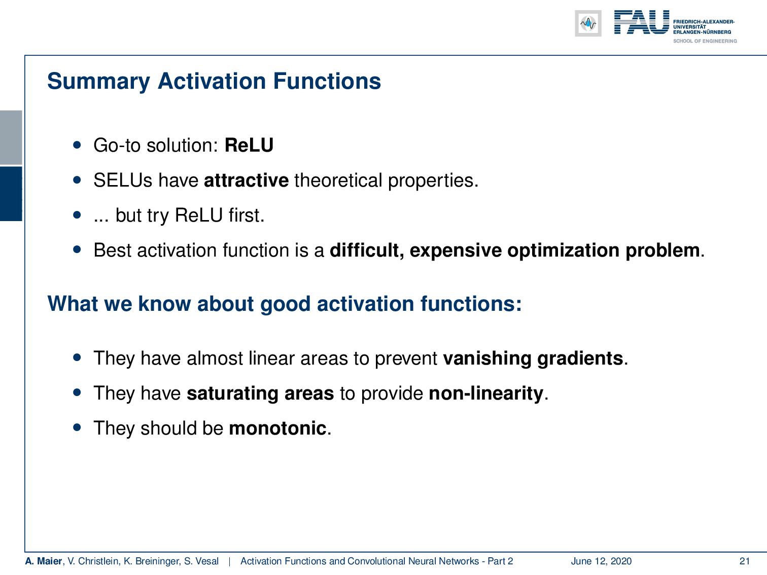 Lecture Notes In Deep Learning Activations Convolutions And Pooling Part 2 Pattern