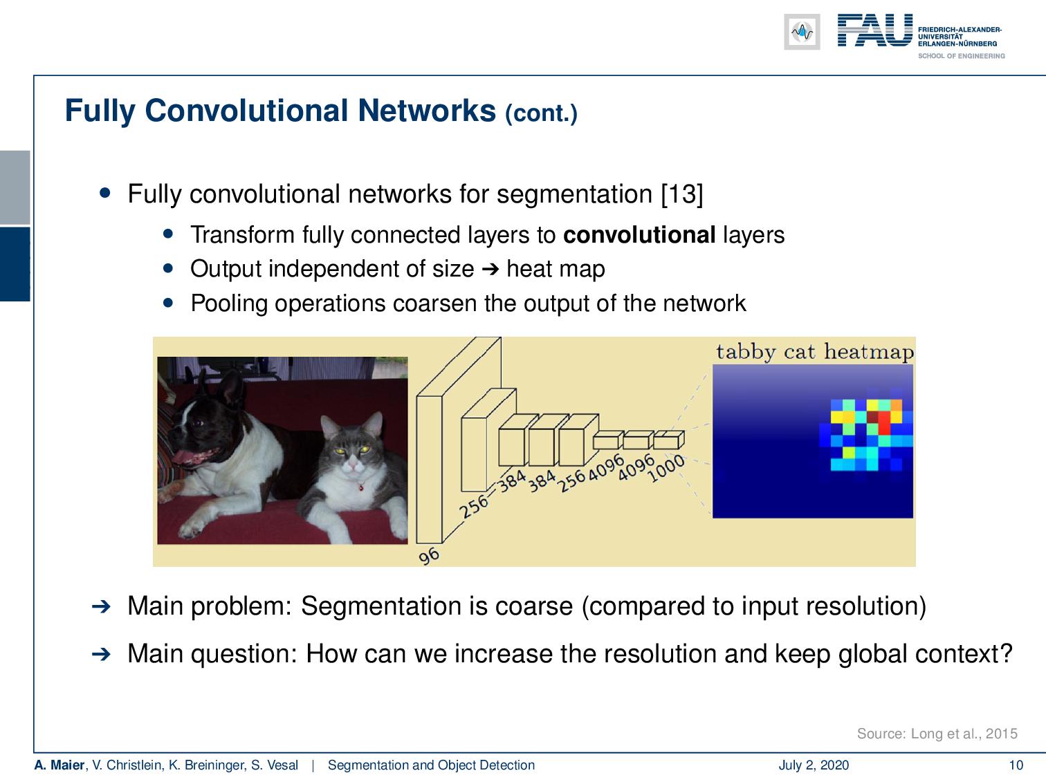 Lecture Notes In Deep Learning Segmentation And Object Detection Part 1 Pattern Recognition Lab