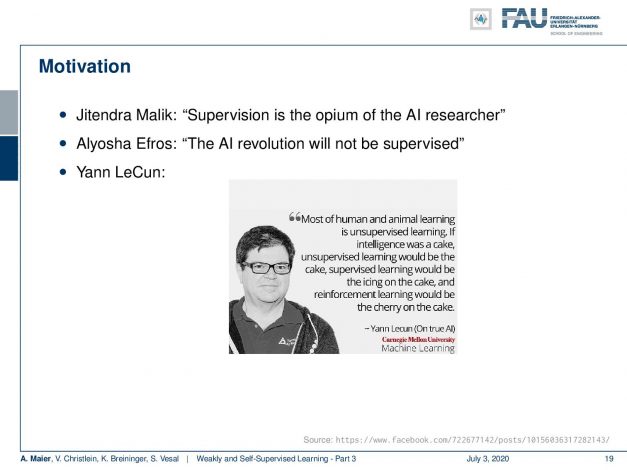 Lecture Notes In Deep Learning Weakly And Self Supervised Learning Part 3 Pattern