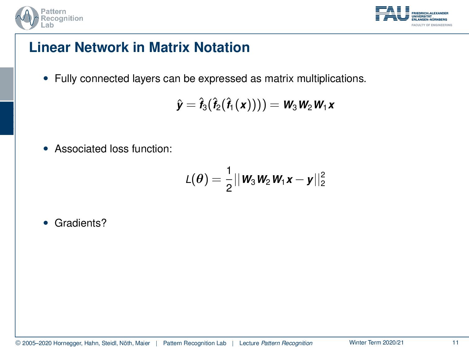 Lecture Notes In Pattern Recognition Episode 20 Multi Layer Perceptron Pattern Recognition Lab