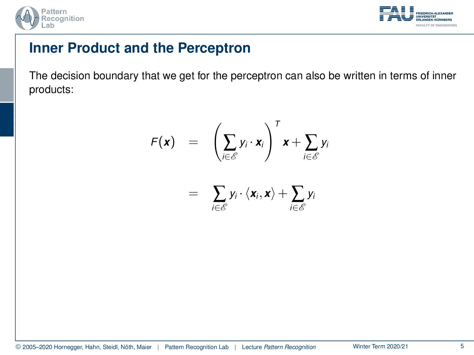 Lecture Notes In Pattern Recognition Episode 26 Mercers Theorem And The Kernel Svm Pattern